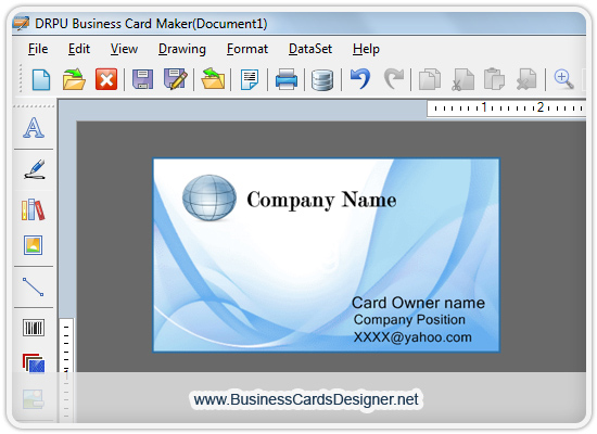 Screenshots of Business Cards Designer Software helps to learn ...
